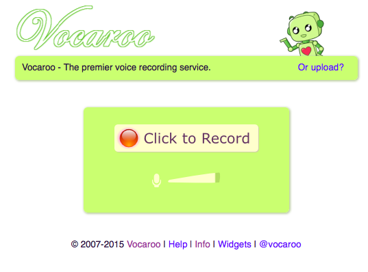 Amp your productivity with Vocaroo | Rock.Paper.Scissors.Blog